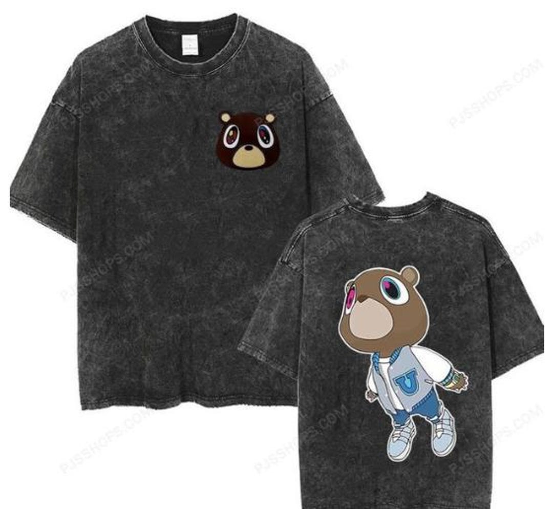Kanye West Graduation Dropout Bear Washed Vintage T Shirt - Etsy