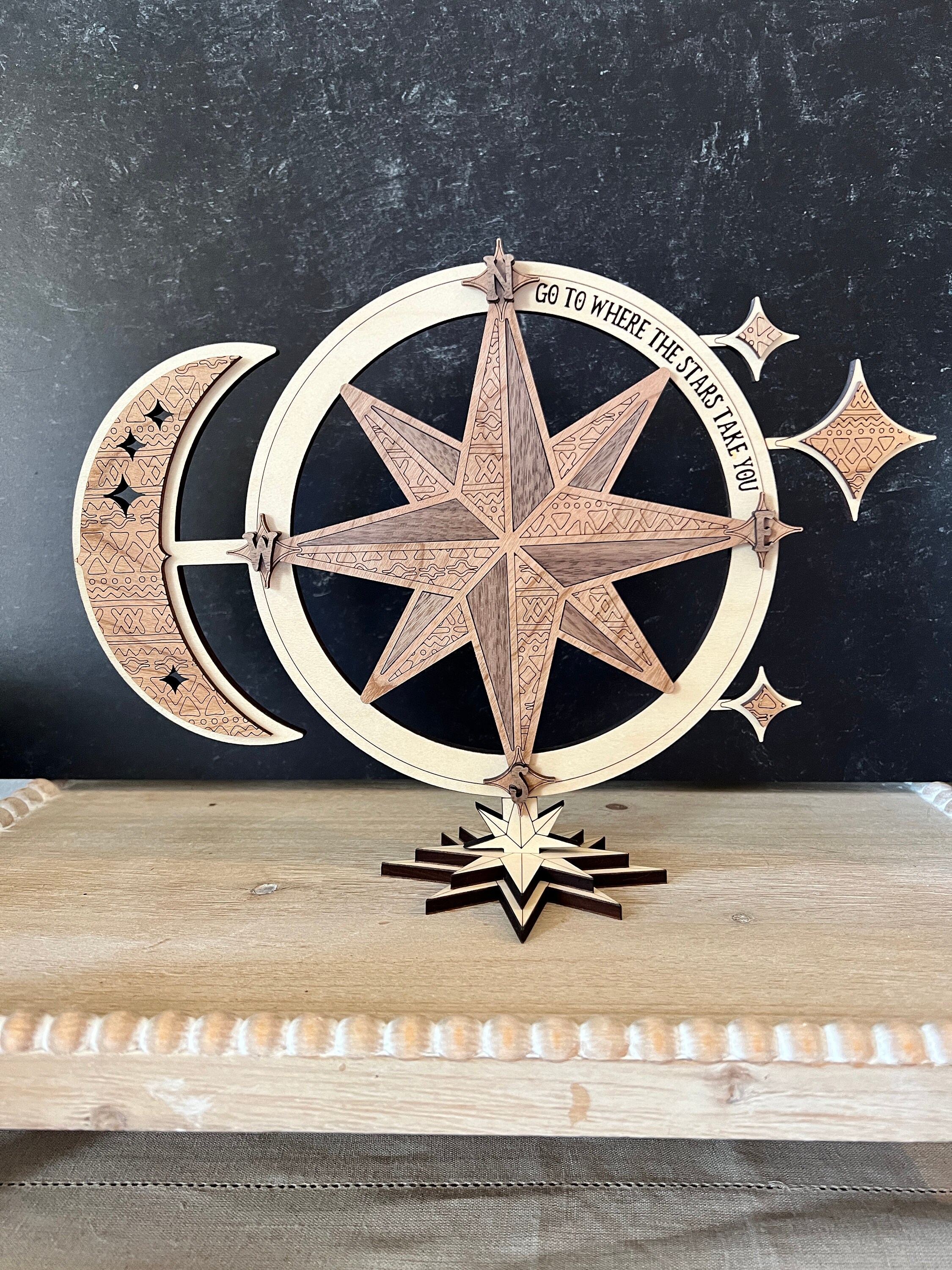 Wayfarer Compass Table Decor - Etsy