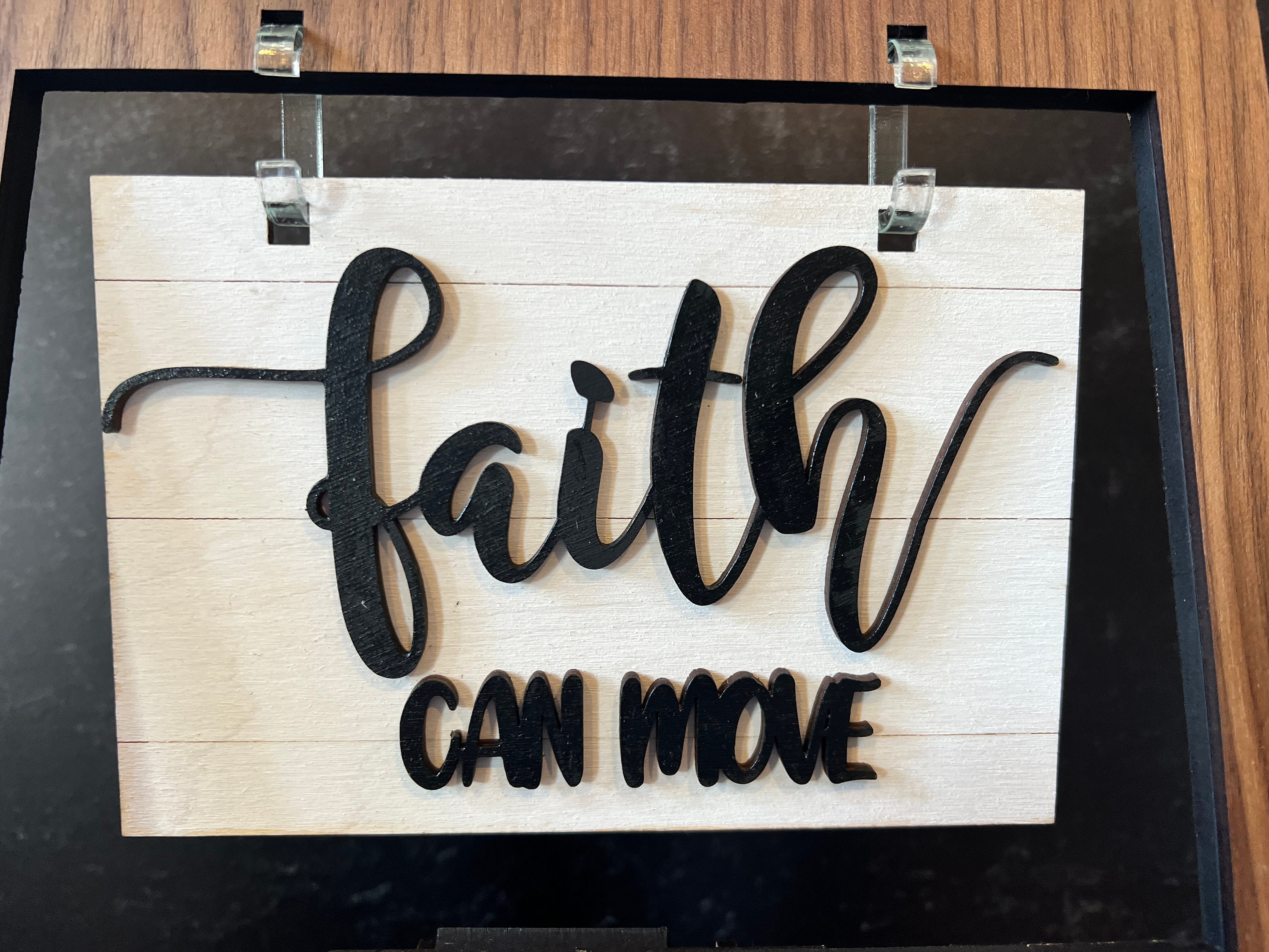 Faith Can Move Mountains Ladder Sign - Etsy