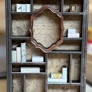 Miniature Bookcase | 1/12th Size | Customizable - Etsy