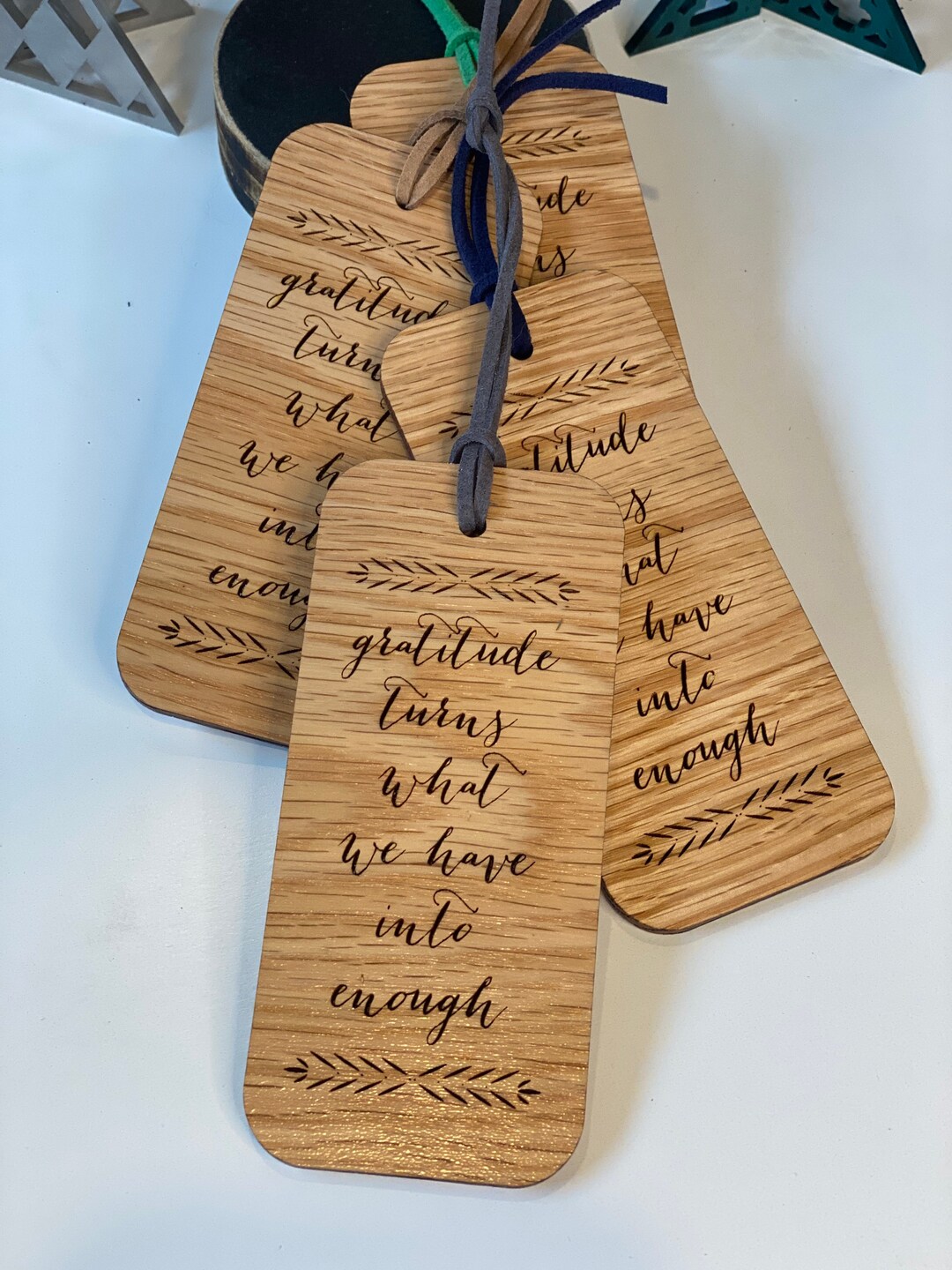 Gratitude Bookmarks for Your Book Lovers - Etsy