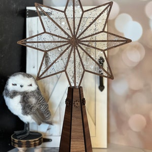 Wooden Christmas Tree Ornament Set of 4 - Etsy UK