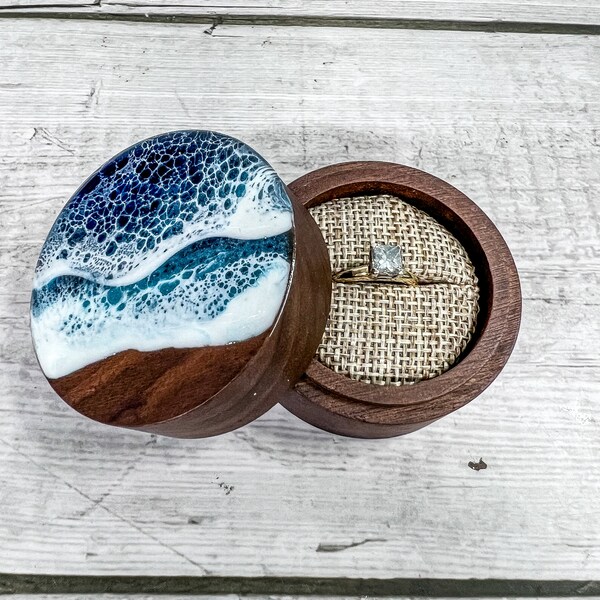 Wedding Day Ring Box - Etsy