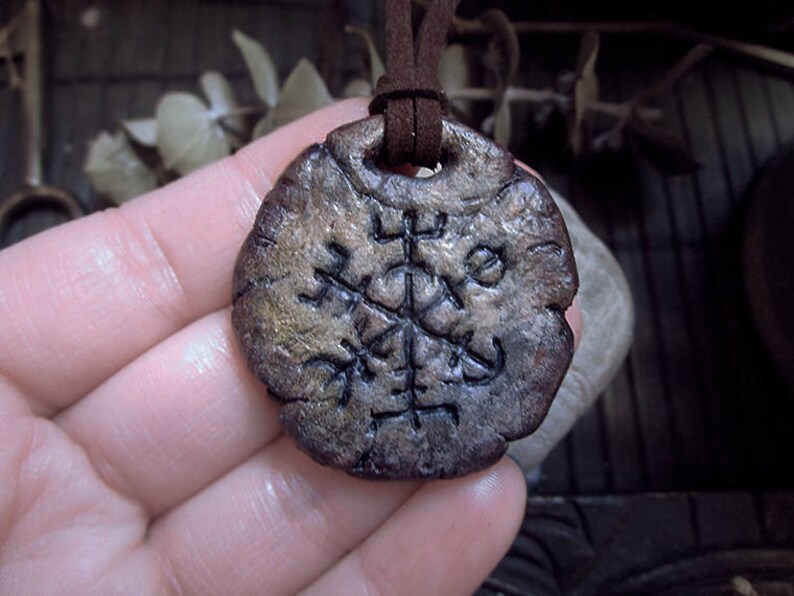 Rune Necklace Sigil of Protection Celtic Necklaces Sigil | Etsy