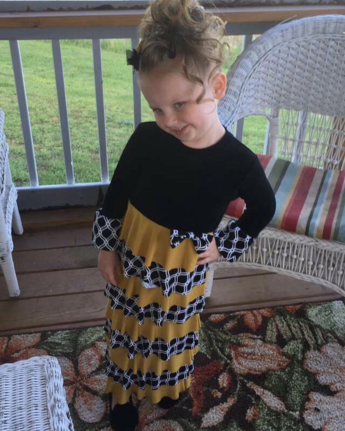 Made to Order. the maycee Girl's Tier Ruffle - Etsy