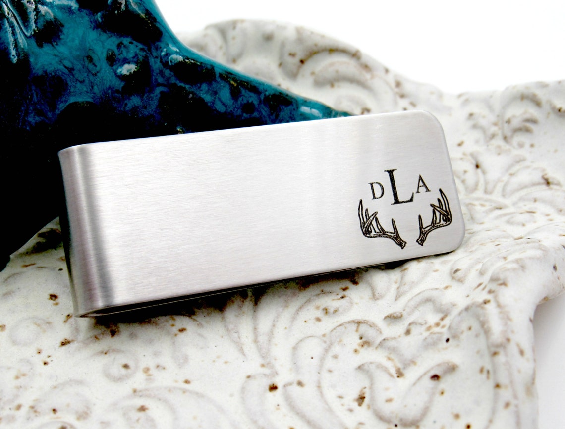 Personalized Money Clip For Men Money Clip For Dad Monogram | Etsy
