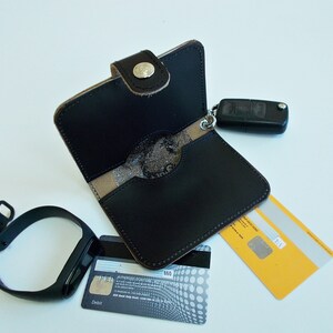 Business Card Holder, Slim Leather Wallet, Hunting, Beagle, Dog, Key ...