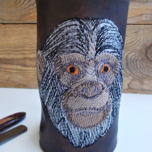 Pencil Desk Organizer, Office Accessories, Monkey, Children's Room, Pen ...