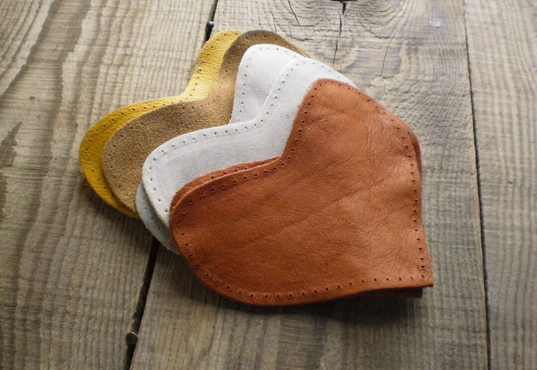 Pair Patches, Heart Patch, Elbow Patch, Sweater Patch, Genuine Leather ...