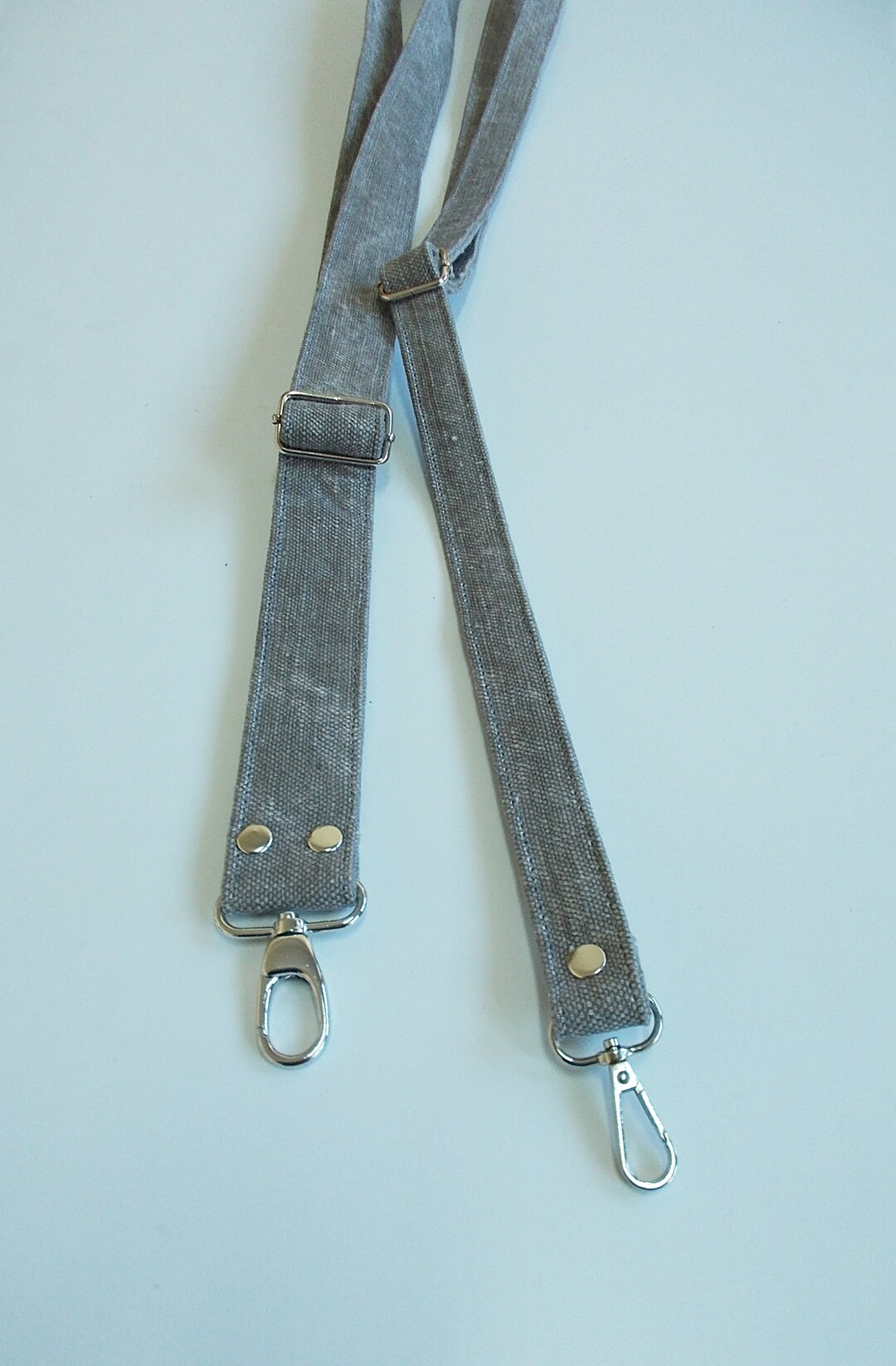 Purse Strap, Bag Straps, Long Straps, Canvas Strap, Gray Strap ...