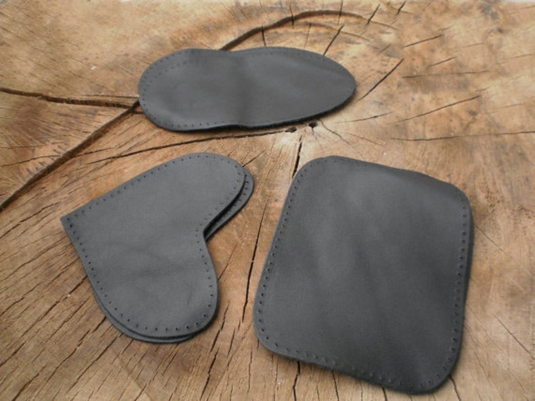 Black Leather Patch, Elbow Patch, Sweater Patch, Genuine Leather ...