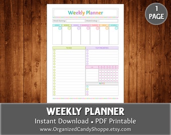 Order Tracker 1 Page Instant Download PDF Printable - Etsy