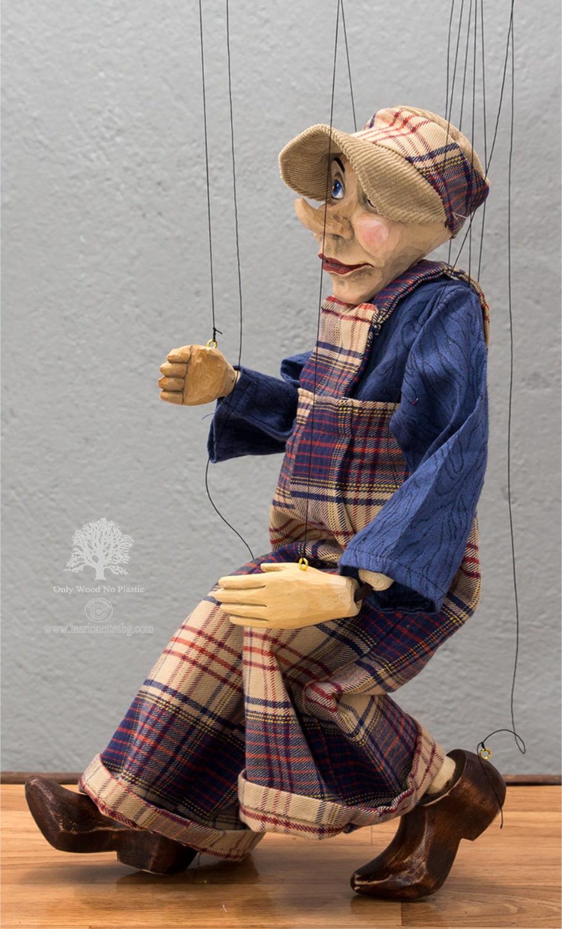 Marionette Carved/marionette on String Original Wood Handmade-pinocchio ...