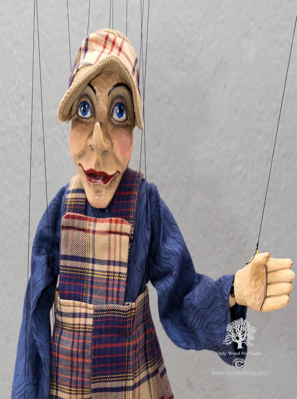 Marionette Carved/marionette on String Original Wood Handmade-pinocchio ...