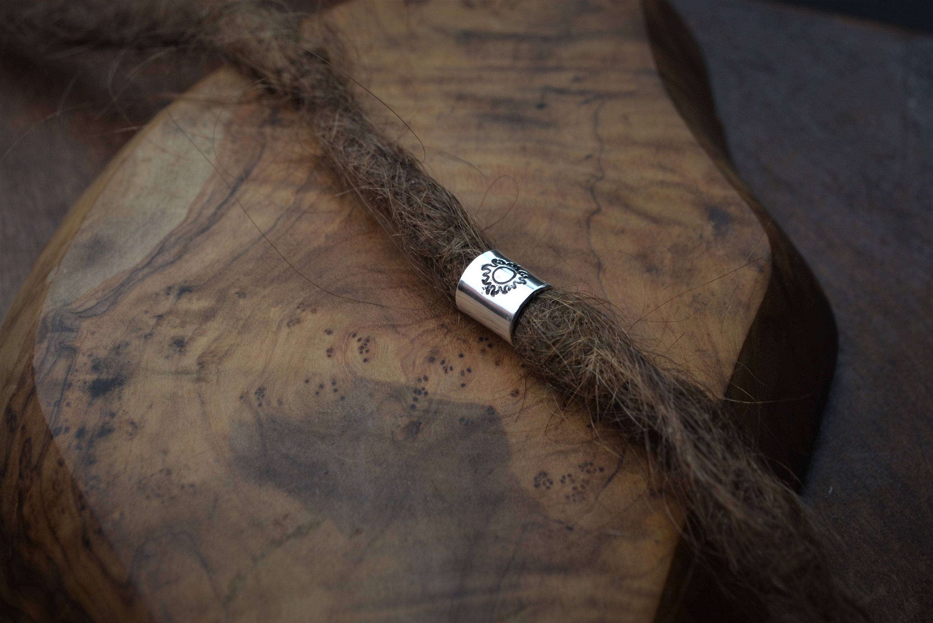 Sterling Eco Silver Hair Sun Cuff. Dreadlock/braid/beard Jewellery. in ...