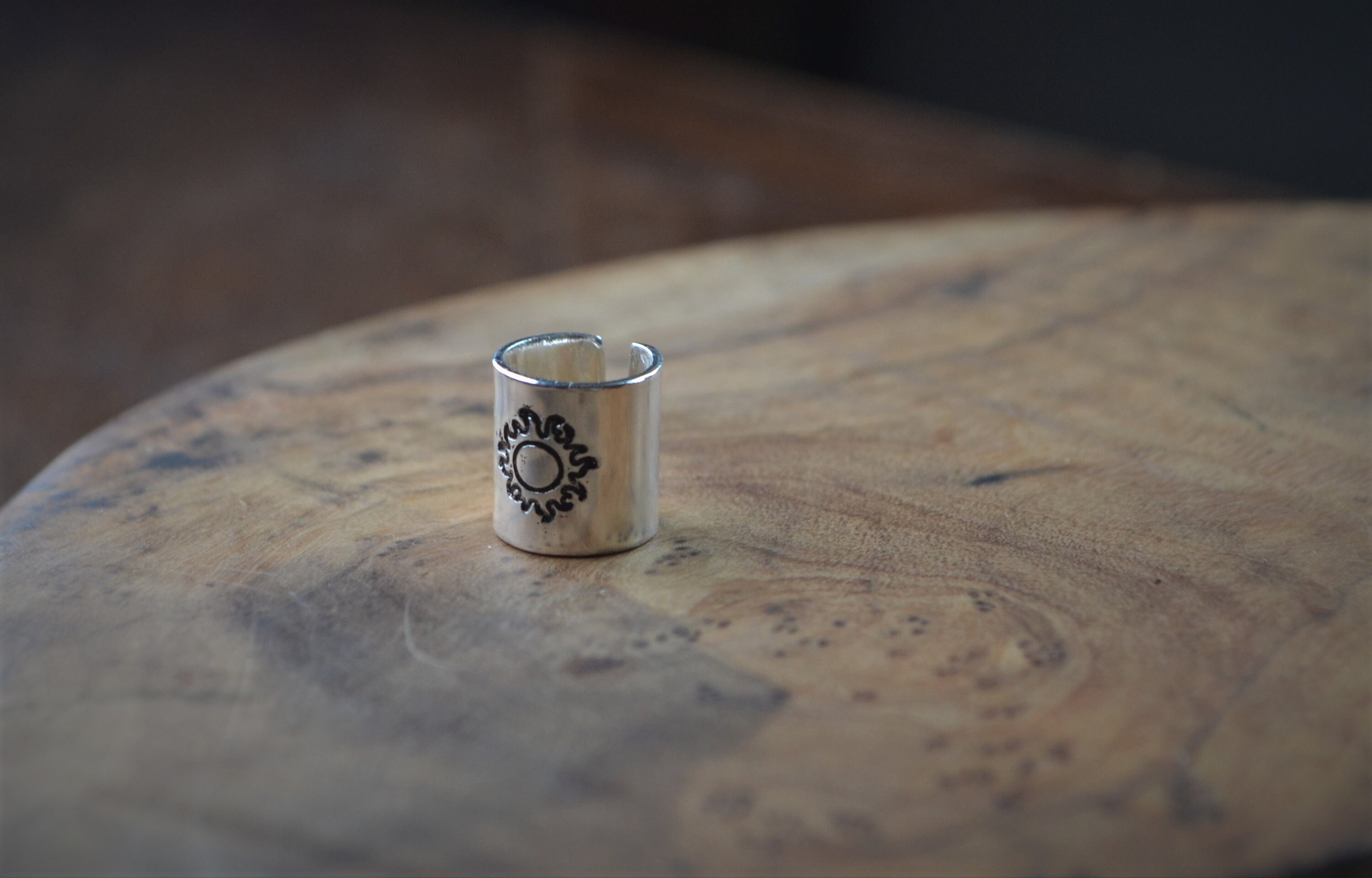 Sterling Eco Silver Hair Sun Cuff. Dreadlock/braid/beard Jewellery. in ...