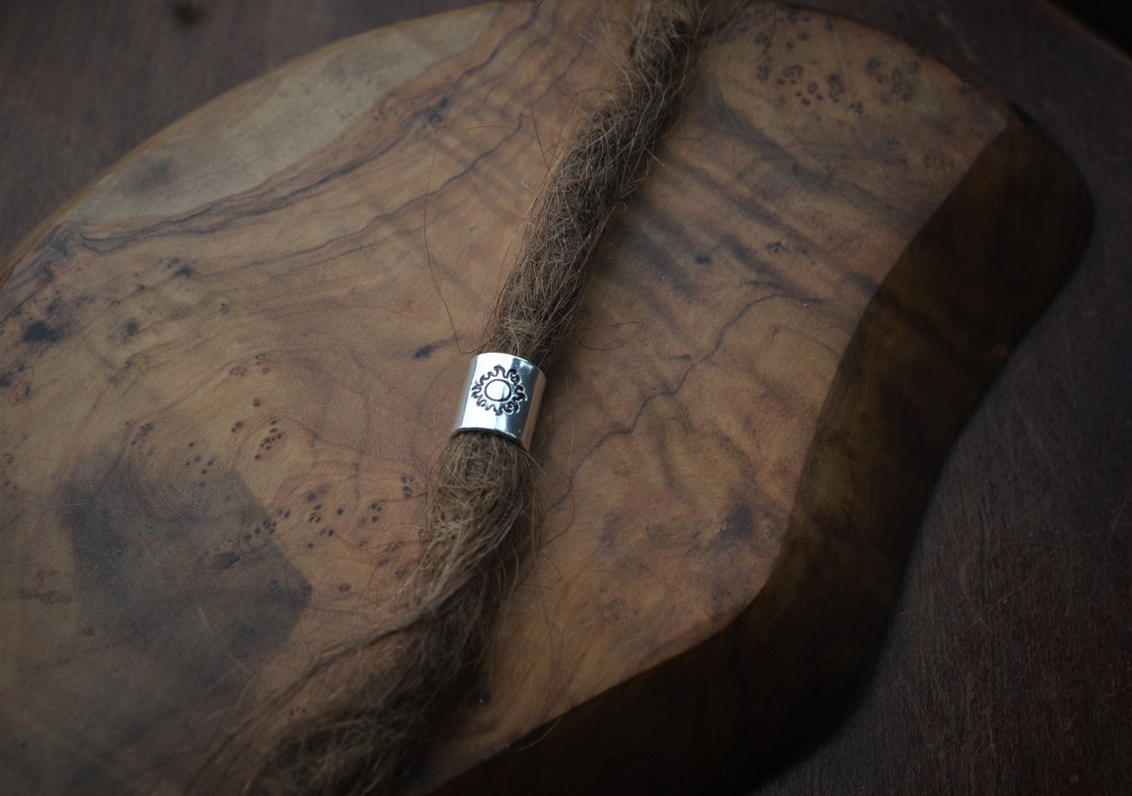 Sterling Eco Silver Hair Sun Cuff. Dreadlock/braid/beard Jewellery. in ...