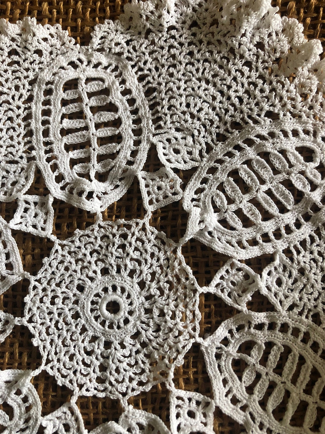 Vintage Round Crochet Doily 20 Cm Diameter Mothers Day Gift ...