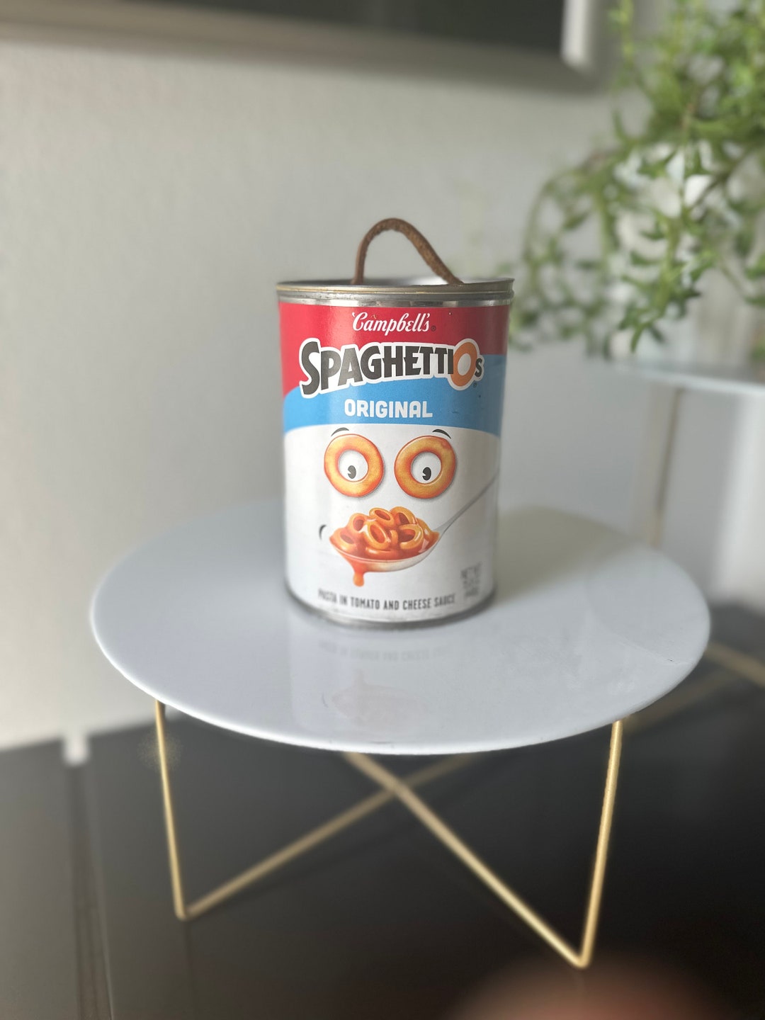 Soy Candle in Spaghettio’s Can | Eco-friendly Candle With Leather ...
