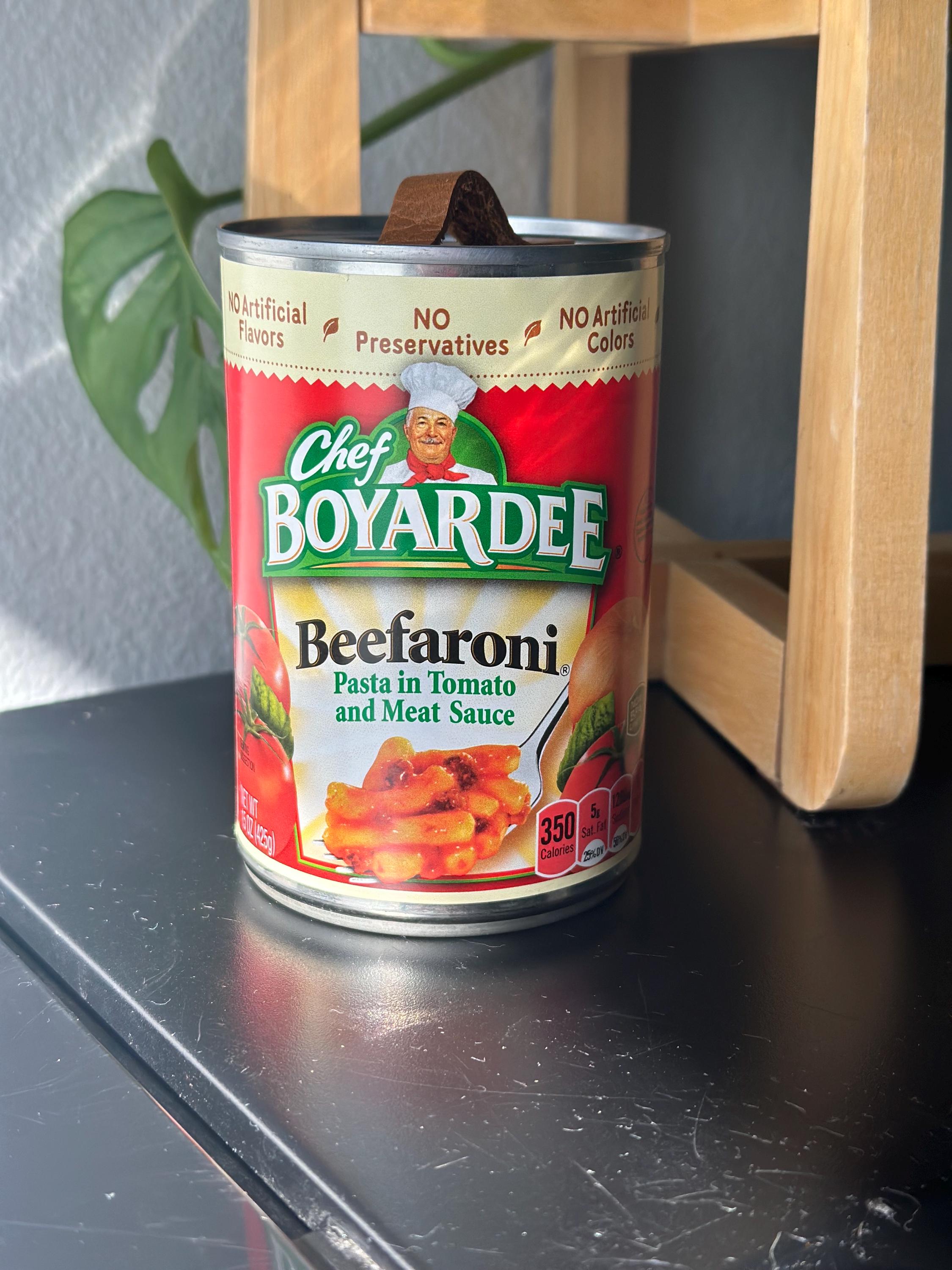 Chef Boyardee Beefaroni Candle With Lid - Etsy