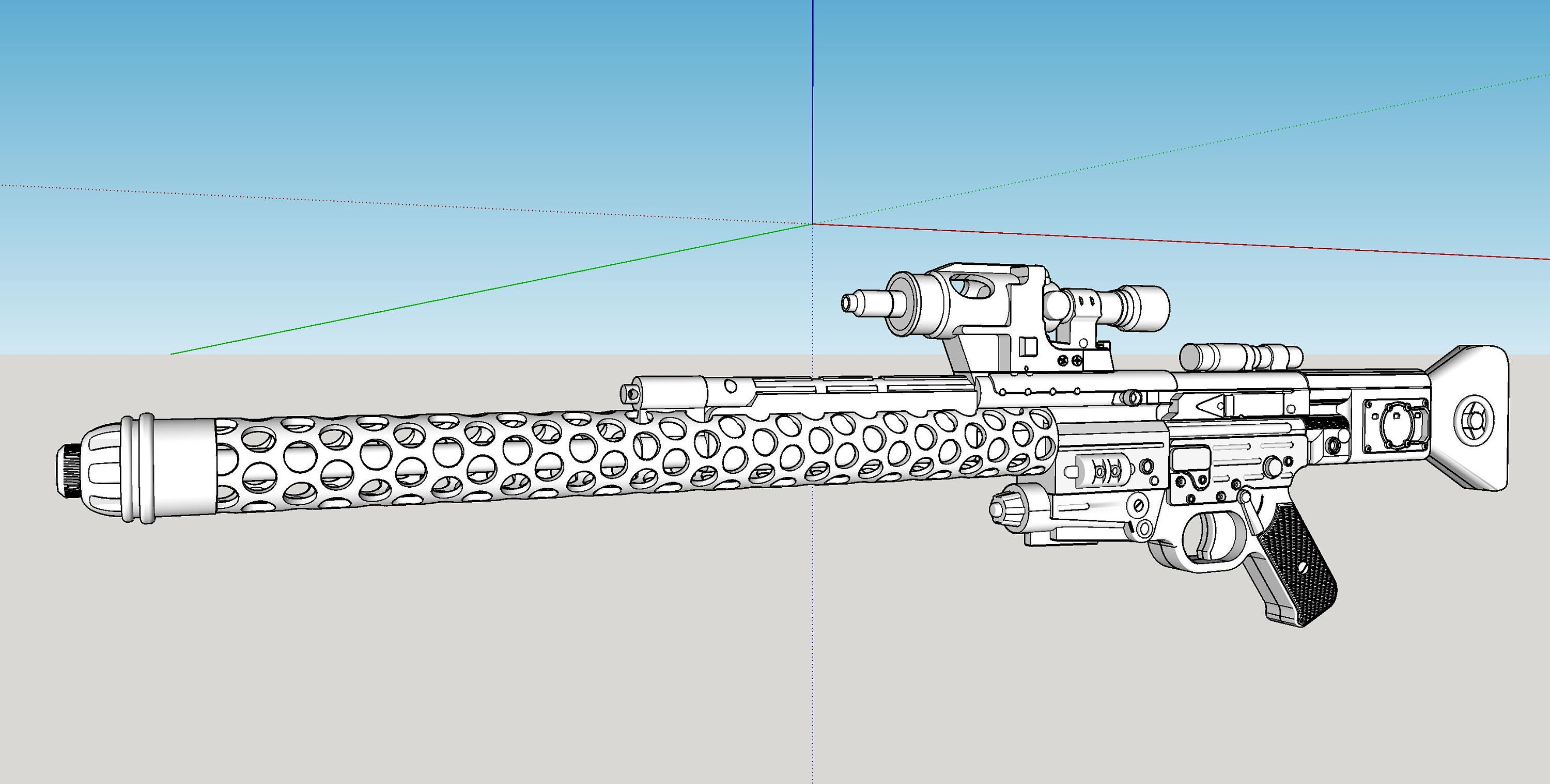 Blastech Dlt-20a Laser Rifle Blaster From Star Wars ESB Used | Etsy UK