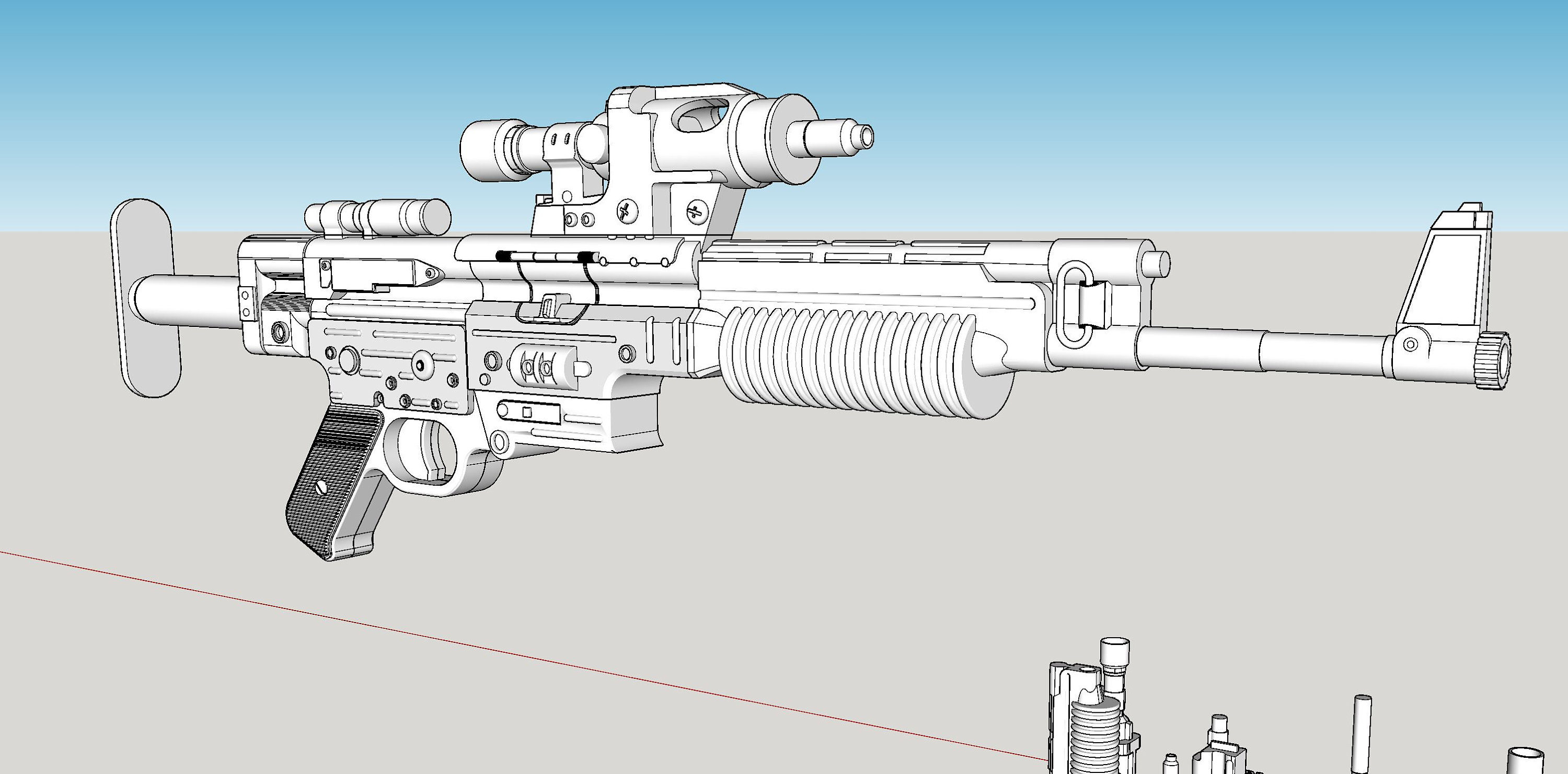 A280 Hoth Rebel Blaster From Star Wars the Empire Strikes - Etsy UK