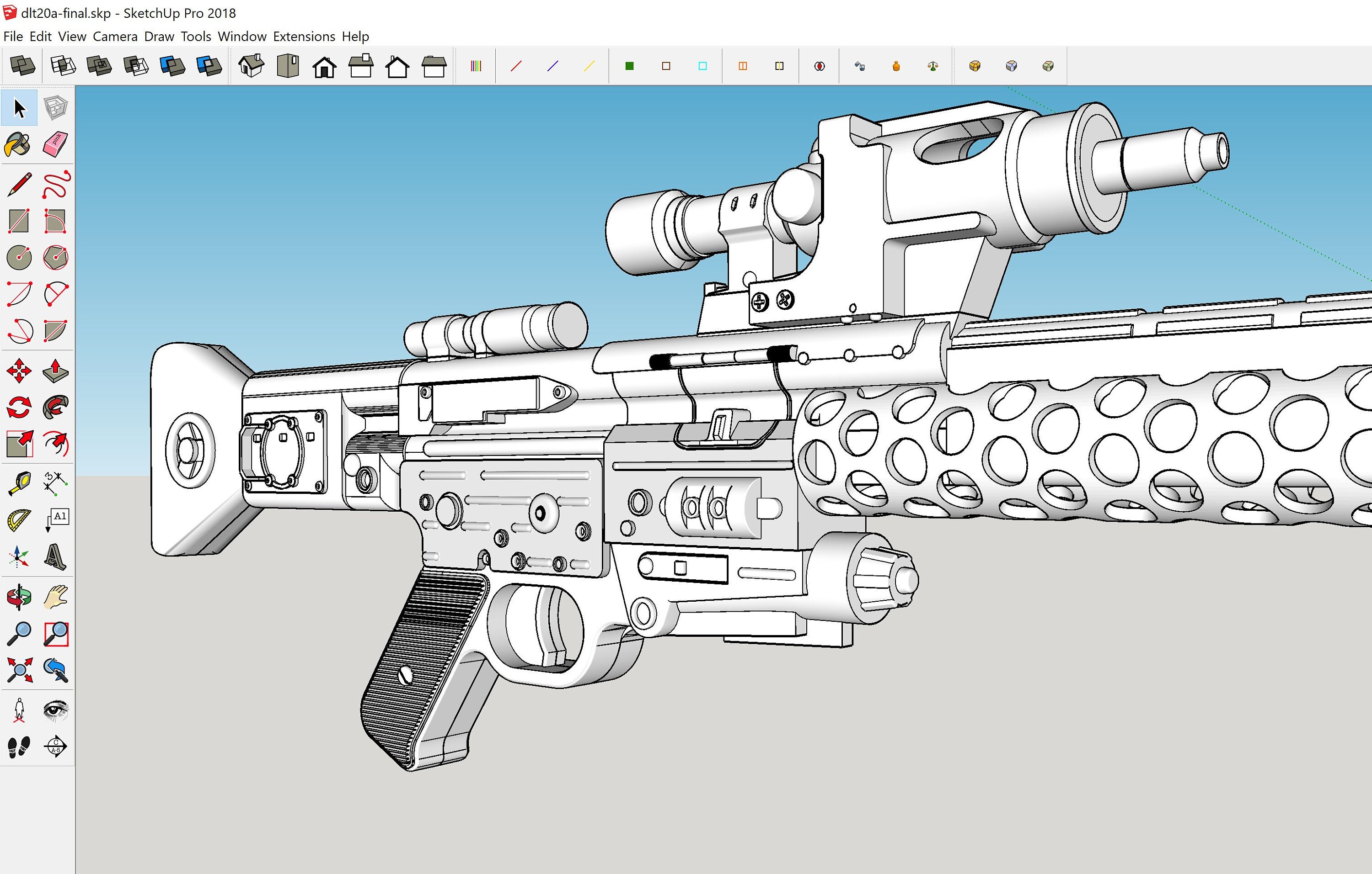 Blastech Dlt-20a Laser Rifle Blaster From Star Wars ESB Used - Etsy UK