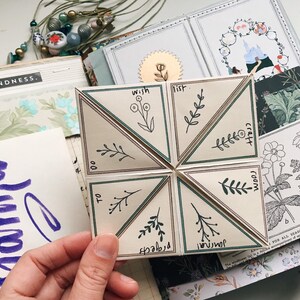 Chatterbox, Fortune Teller Printable, Interactive Journal Card ...
