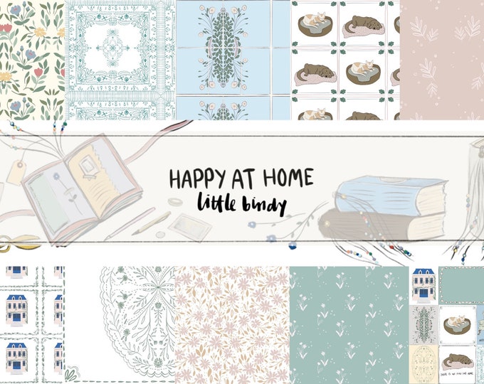 Happy at Home Digital Paper Printable Paper Pack Pack of 10 - Etsy