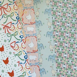 Storybook Paper, Animal Digital Paper, Printable Paper Pack, Farm ...