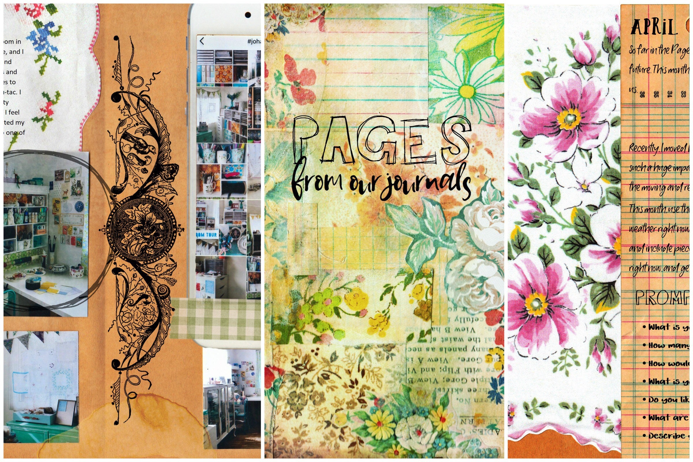 APRIL Pages From Our Journals Zine Journalling Zine Digital | Etsy