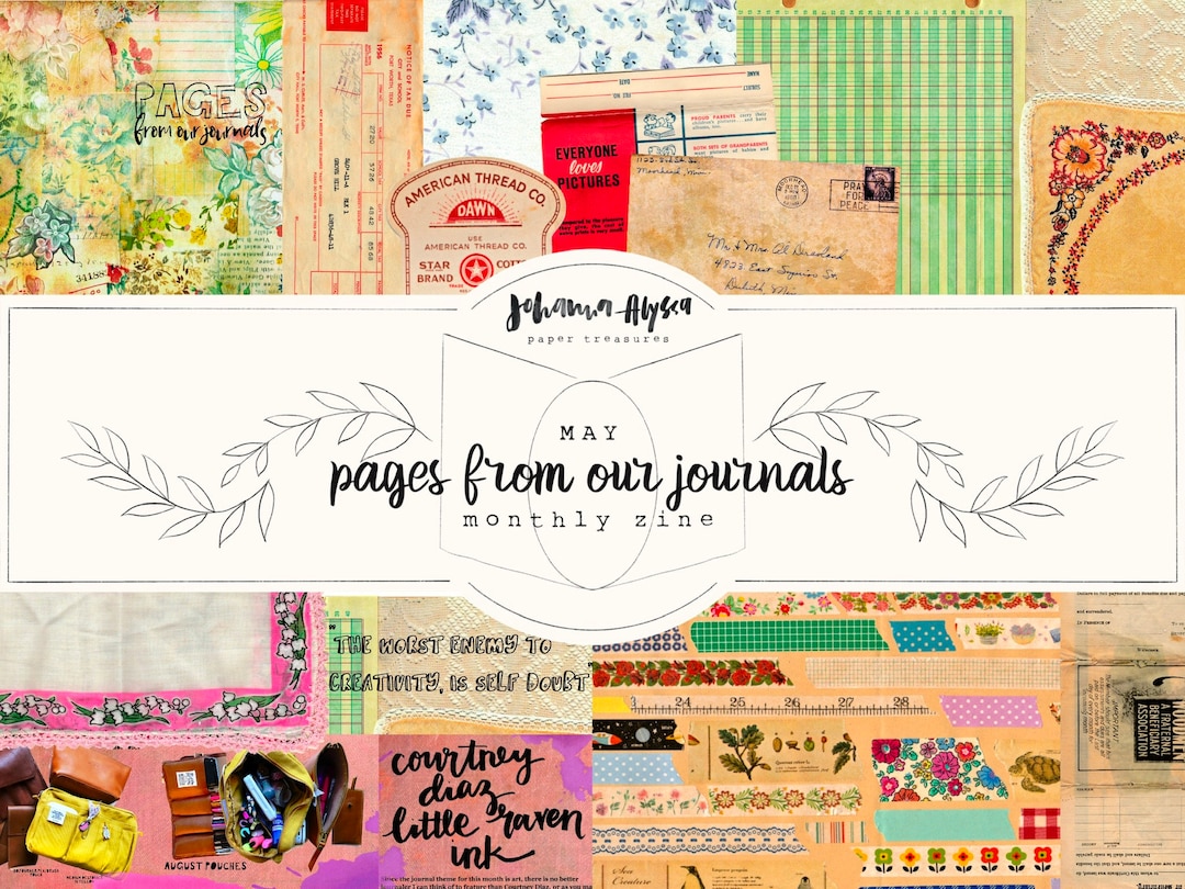 MAY, Pages From Our Journals Zine, Journalling Zine, Digital Zine ...