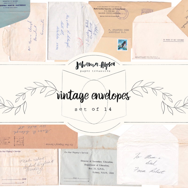 Vintage Envelopes - Etsy