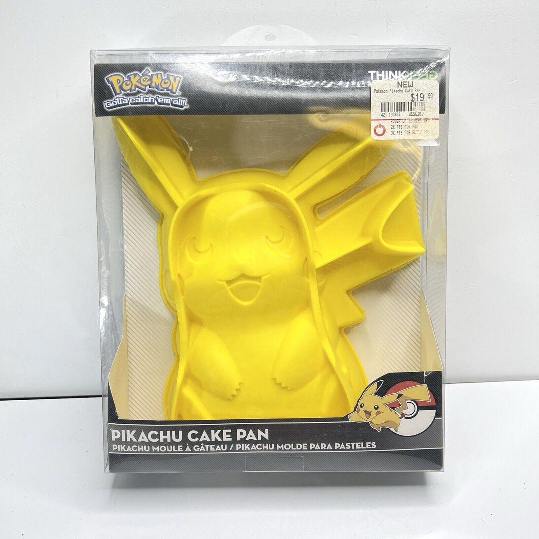 Nintendo Pokeman Yellow 8 Silicone Cake Pan Mold Pikachu Full Body ...