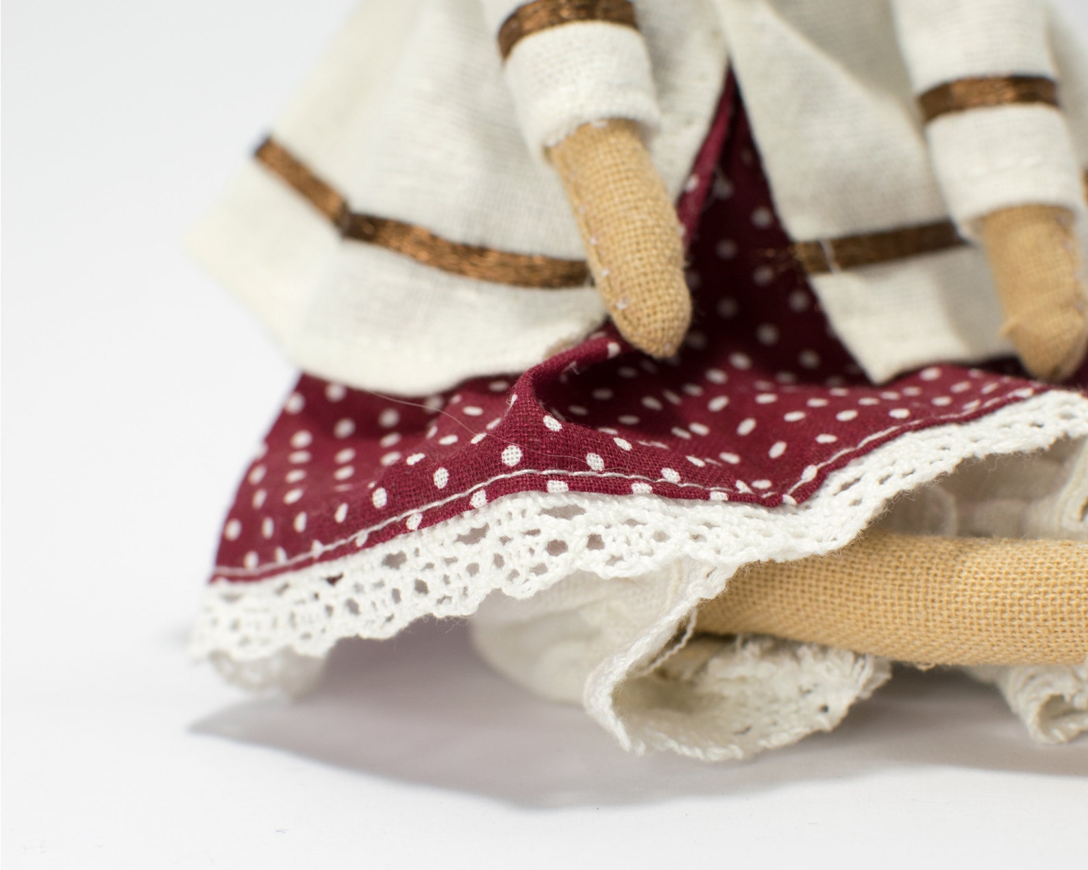 Tilda Red Hat Handmade Signature Fabric Doll - Etsy