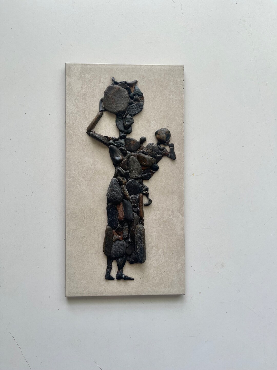 African Woman. Pebble Mosaics. Pebble Art. - Etsy