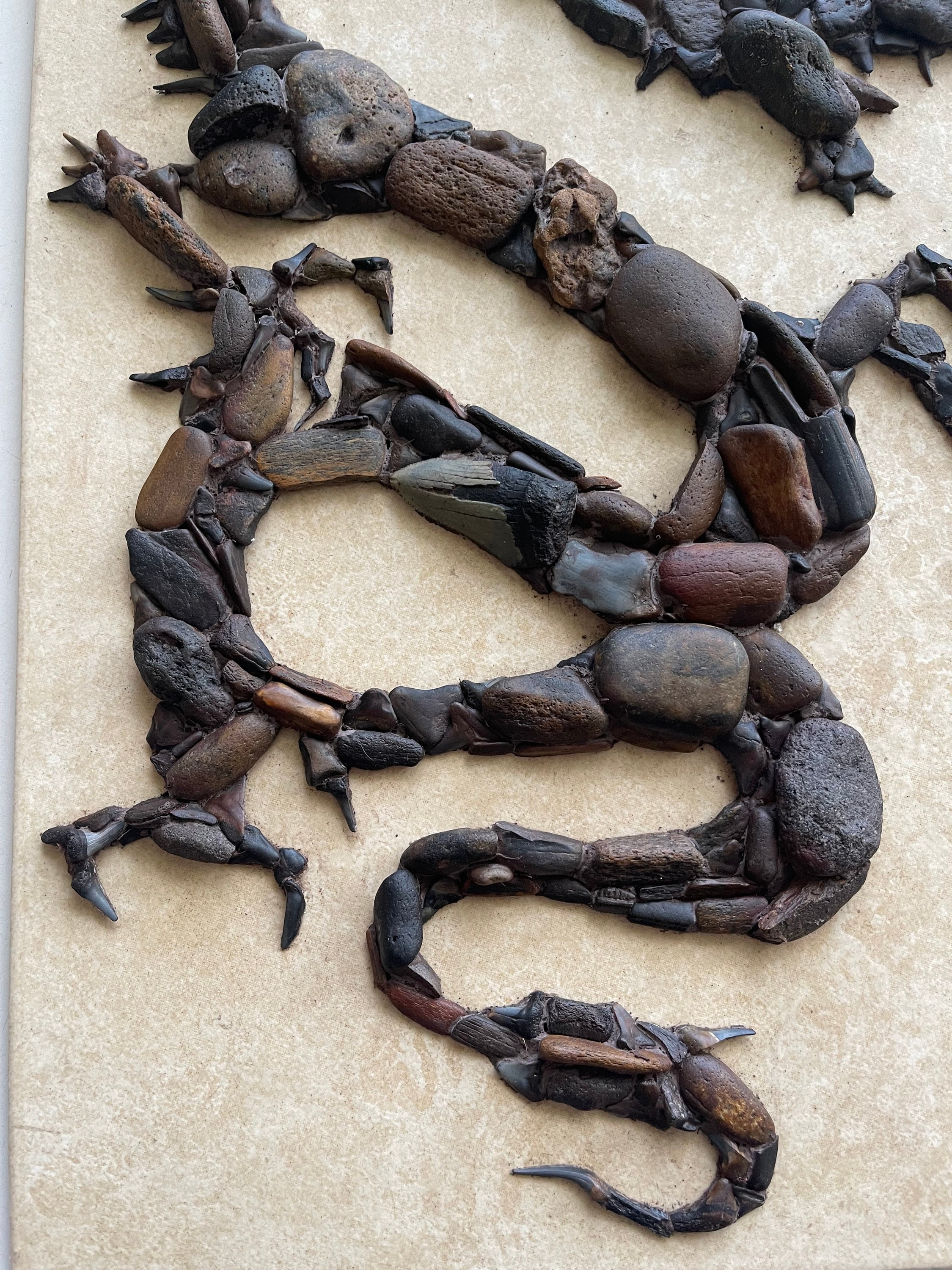 Dragon. Pebble Mosaics. Pebble Art. - Etsy