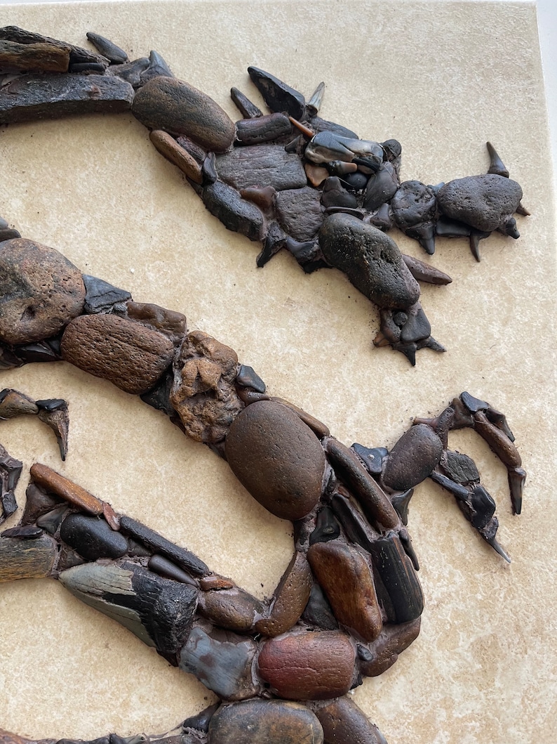 Dragon. Pebble Mosaics. Pebble Art. - Etsy