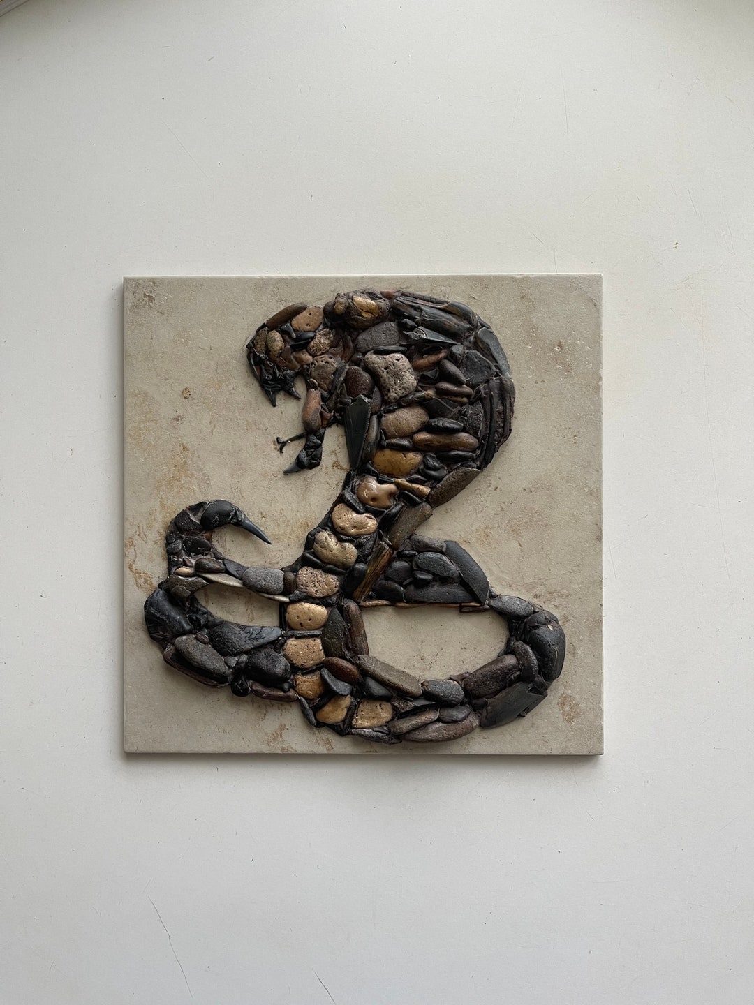 Cobra Snake. Pebble Mosaics. Pebble Art. - Etsy