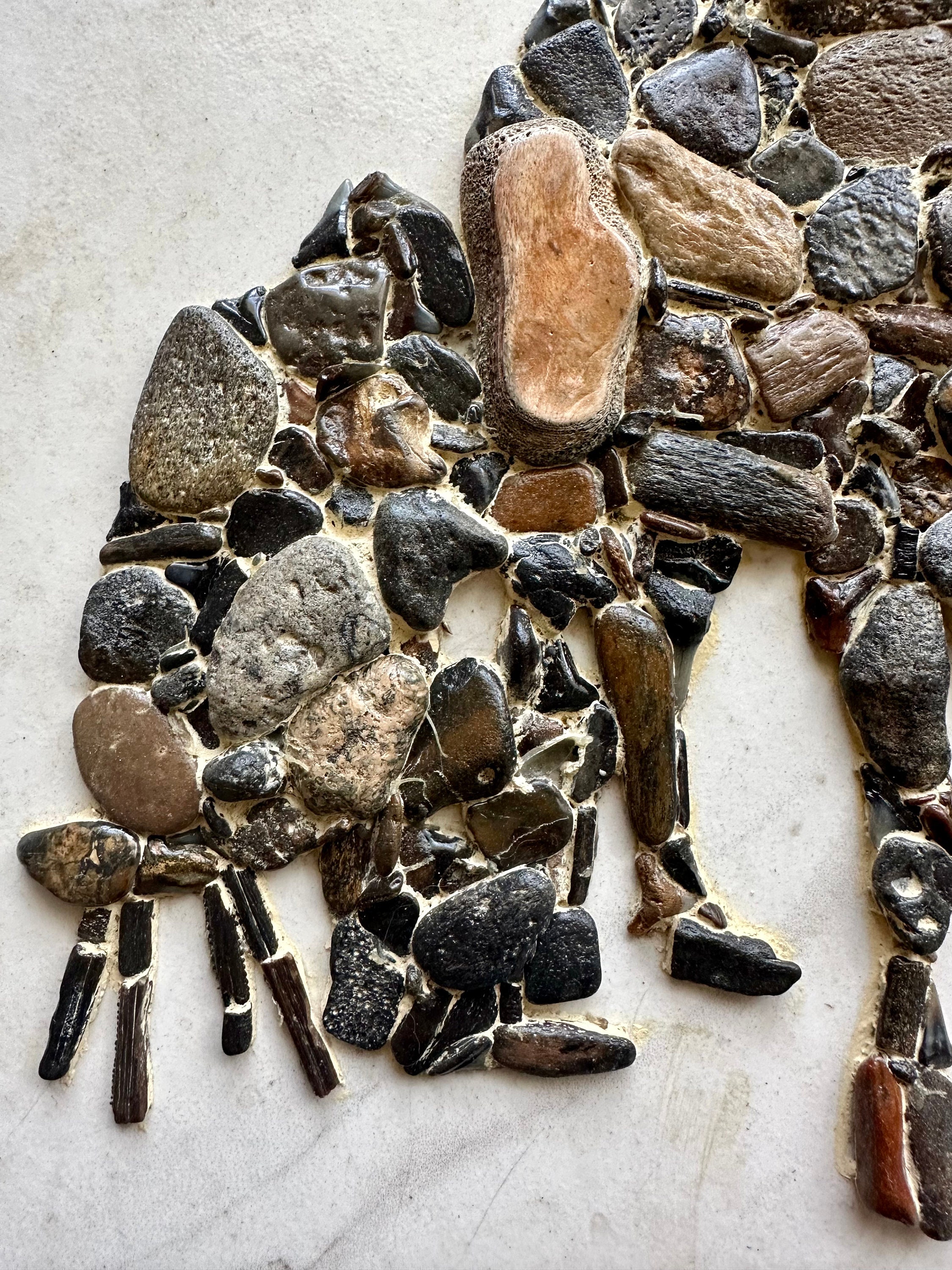 Milking a Cow. Pebble Mosaics. Pebble Art. - Etsy