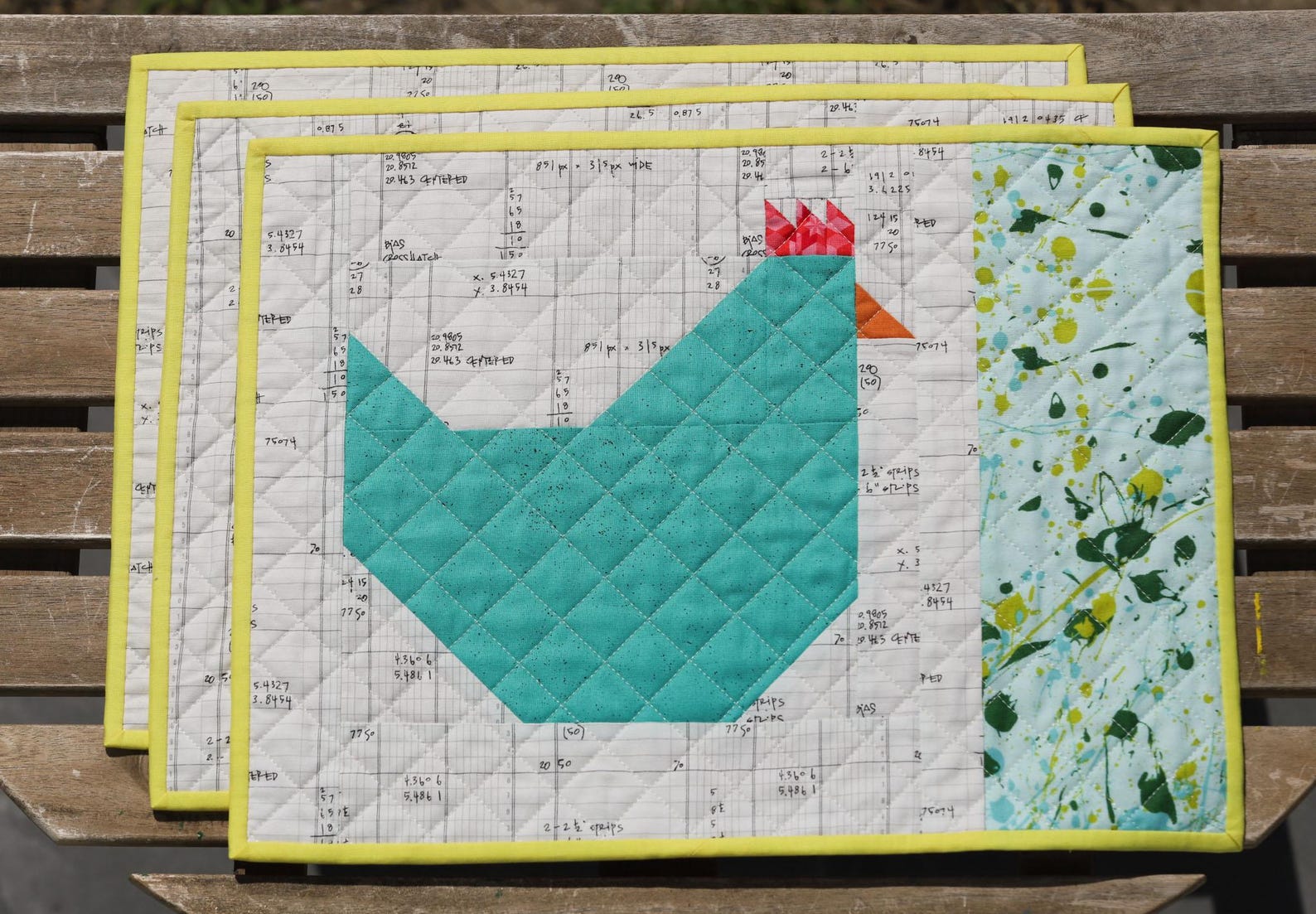 Hen Block PDF Pattern - Sewing - Etsy