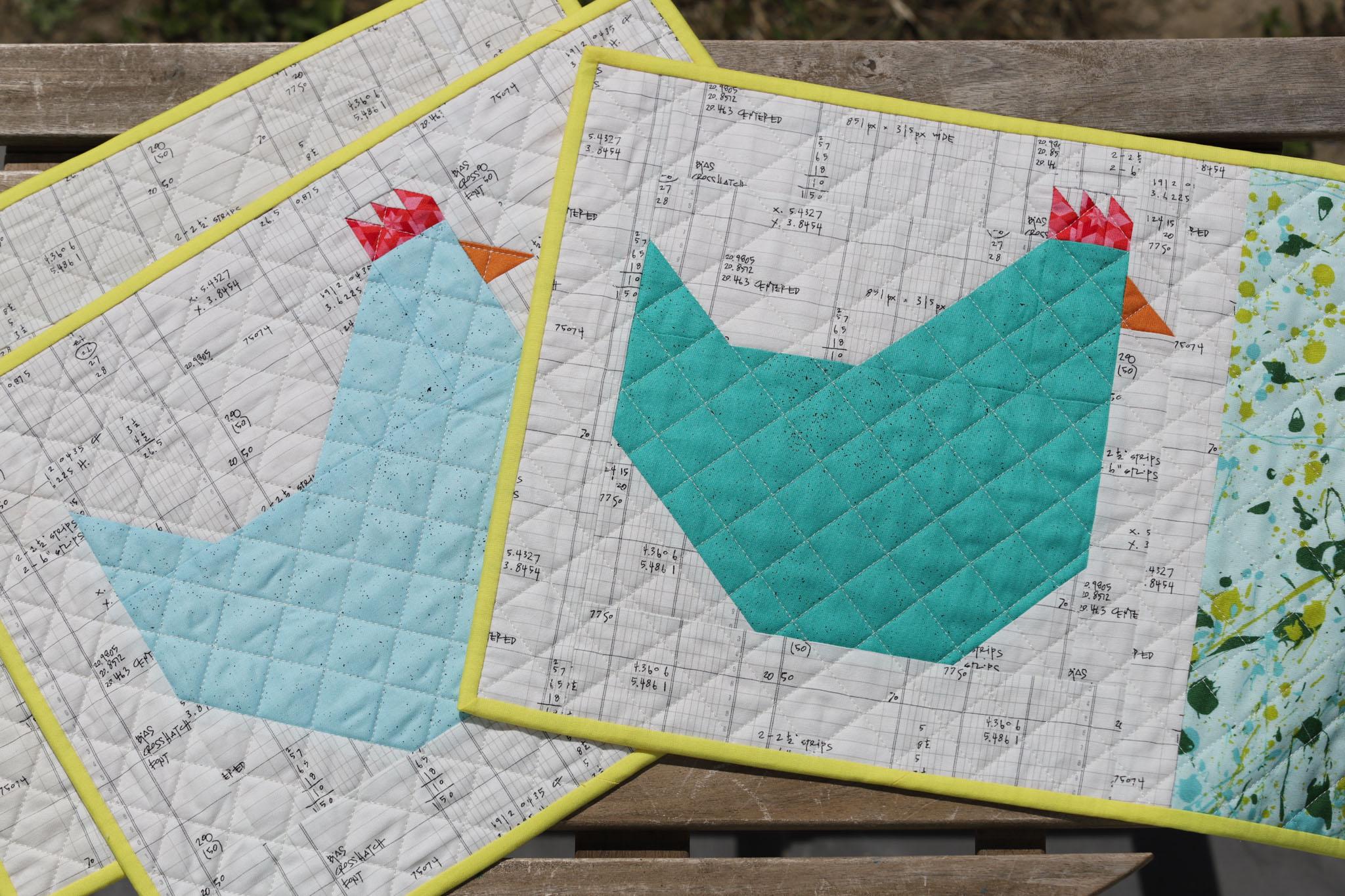 Hen Block PDF Pattern - Sewing - Etsy