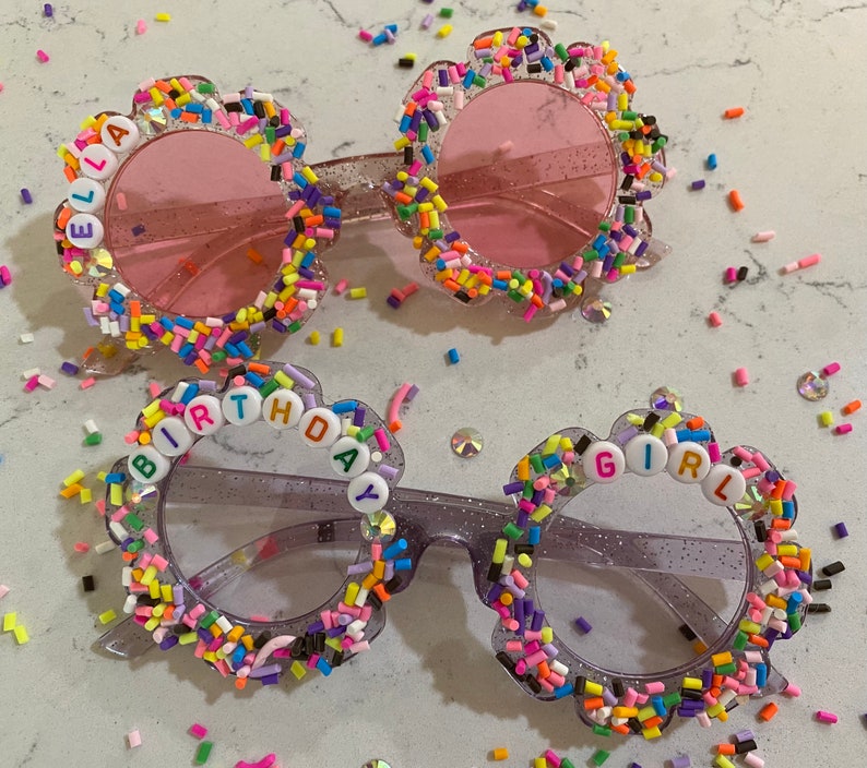 Custom Sparkle Sprinkle Sunglasses for Kiddos - Etsy