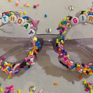 Custom Sparkle Sprinkle Sunglasses for Kiddos - Etsy
