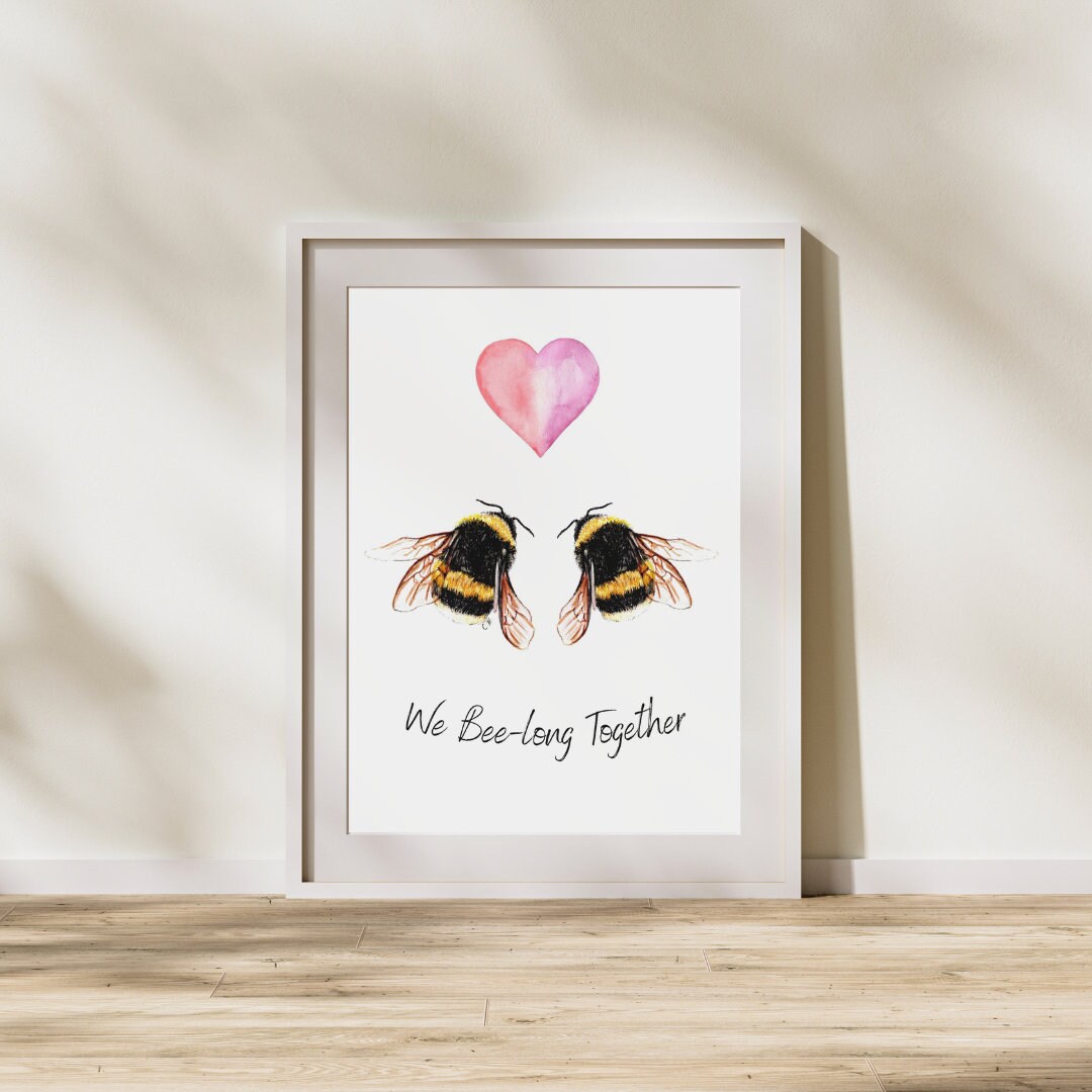 We Bee Long Together, Anniversary Gift, Bedroom Decor, Gift for Partner ...