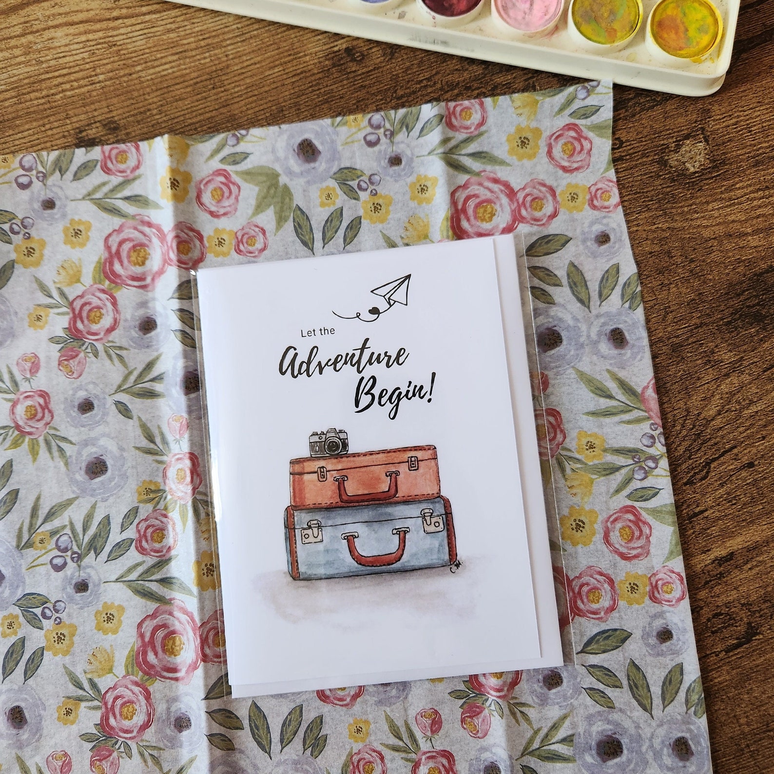 Let the Adventure Begin Card, Congratulations Card, New Adventure Card ...