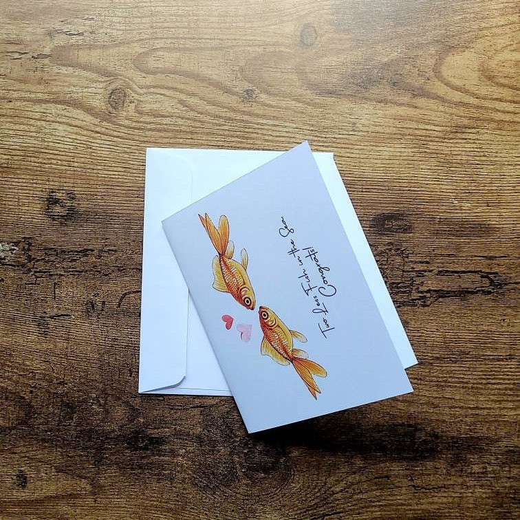 Two Less Fish in the Sea Card, Congratulations on Your Wedding Card ...