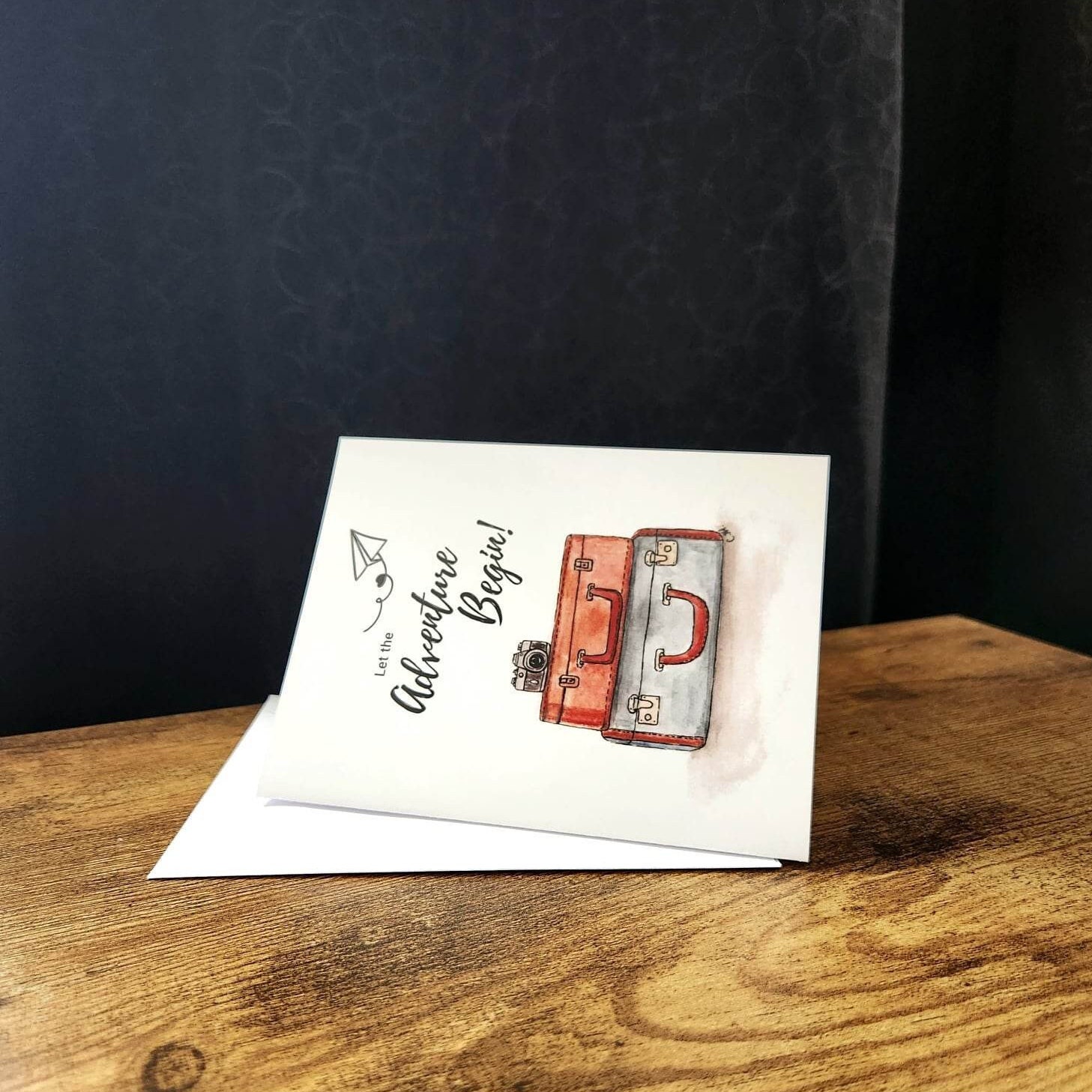 Let the Adventure Begin Card, Congratulations Card, New Adventure Card ...