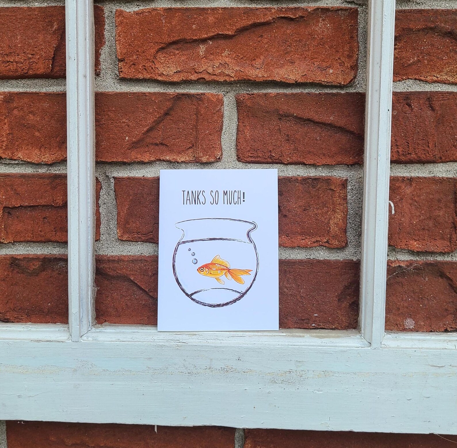 Thank You so Much Card, Funny Fish Pun Appreciation Card, Fish Lover ...
