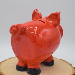 Handmade Pottery Piggy Bank in Stock and Ready to Ship - Etsy